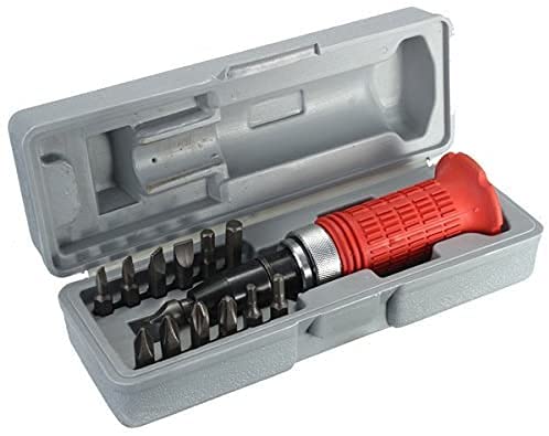 eoocvt 14pcs Heavy Duty Impact Screwdriver Driver Bits Tool Socket Set Kit With Case