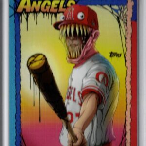 2021 Topps Project 70 Baseball Card #79 1990 Mike Trout by Alex Pardee