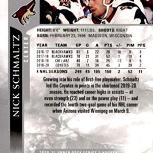 2020-21 Upper Deck #261 Nick Schmaltz Arizona Coyotes Hockey Card