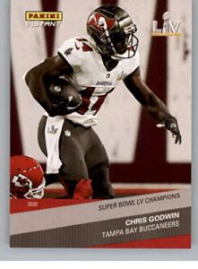 2021 panini super bowl lv champions #5 chris godwin tampa bay buccaneers (2020 nfl season champs - panini instant) nfl football card nm-mt