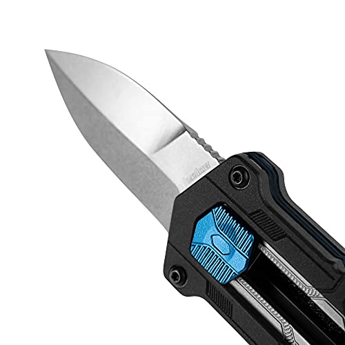 Kershaw Kapsule EDC Pocket Knife, 1.9" Spear Point Blade, Manual Opening, Sliding Button Lock,Black