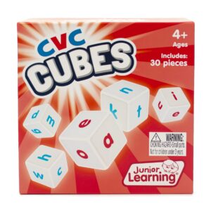 junior learning jl643 cvc cubes, multi