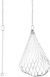 upgraded extended hanging feeder, chicken vegetable hanging feeder toy,chicken vegetable string bag poultry fruit holder chicken cabbage feeder treat feeding tool,chicken veggies skewer (packag1)