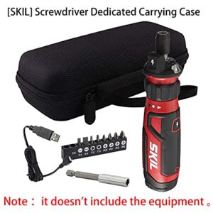 JINMEI Hard EVA Dedicated Case for [SKIL] Rechargeable Screwdriver Carrying Case