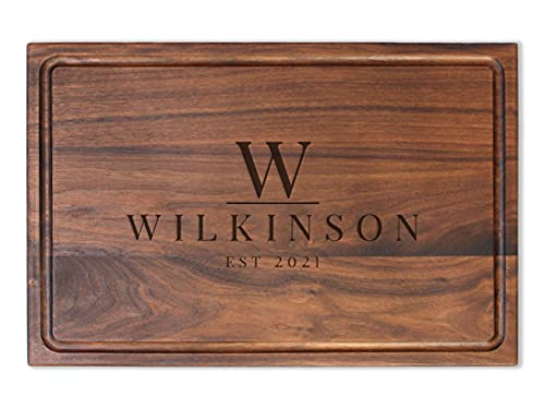 Refine Kitchenware Personalized Cutting Board, USA Made Custom Monogrammed Cutting Board, Custom Christmas Gift, Personalized Charcuterie Board