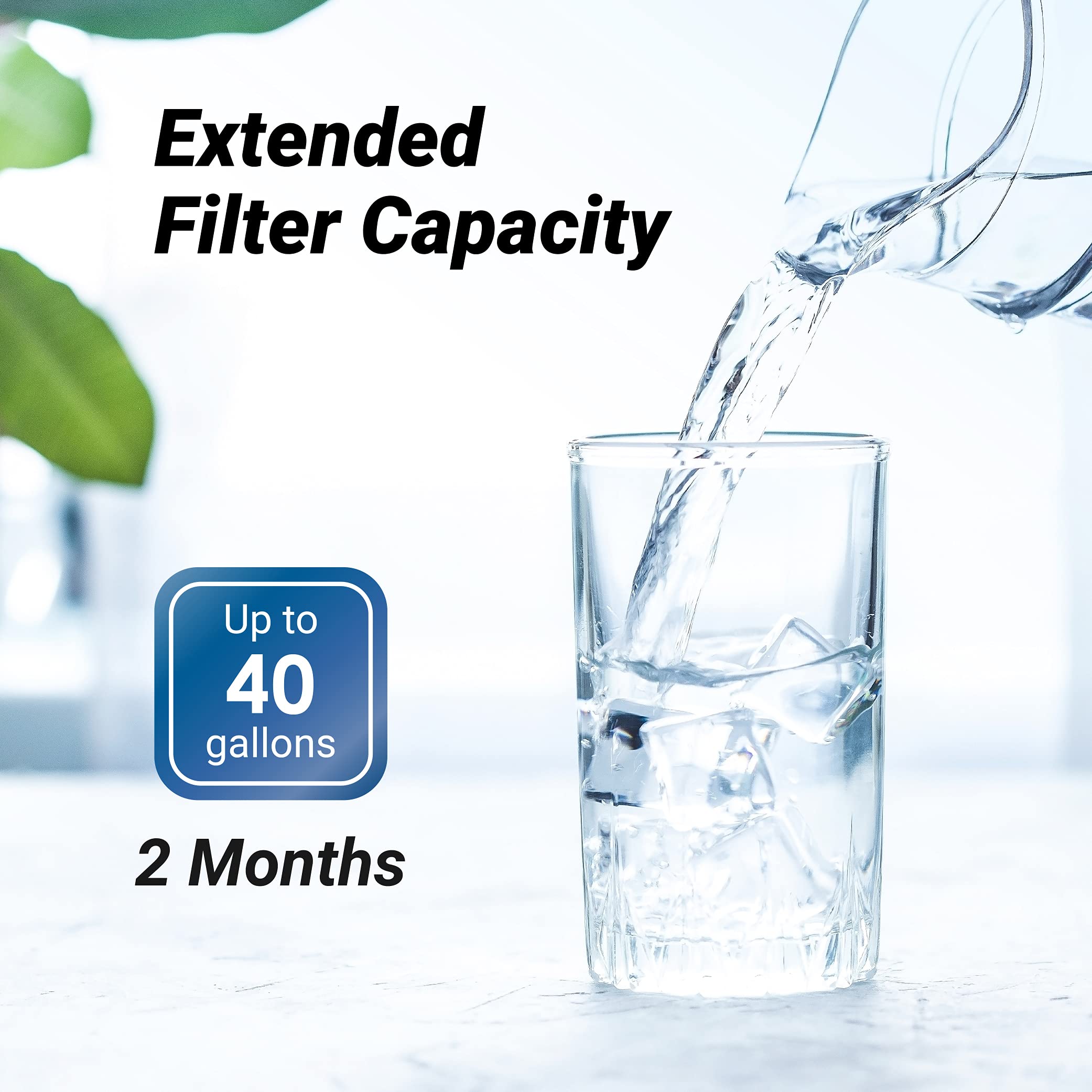 Maxblue Alkaline Water Filter Replacement for Brita® Mavea® Maxtra®, Reduces Chlorine and Limescale (3 Packs)