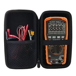 werjia hard carrying case for klein tools mm420/mm325/mm720/mm700/et600/mm450 digital multimeter