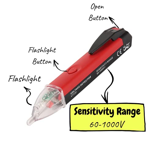 Mr. Pen- Voltage Tester, Electrical Tester, Non Contact Voltage Tester, Tester Electric, Electric Tester Pen, Voltage Detector, Electrical Testers, Voltage Tester Pen, Electricity Tester, Power Tester