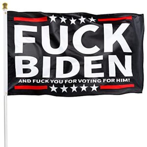 xifan premium flag for fuck biden 3x5 ft fk biden polyester banner with brass grommets outdoor decoration