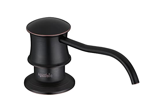 AguaStella ASF42ORB Built in Soap Dispenser Oil Rubbed Bronze for Kitchen Sink with Soap Bottle Countertop Pump