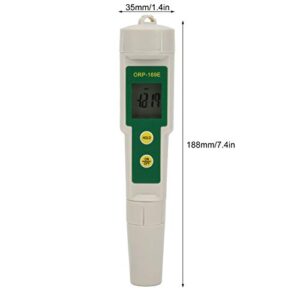 ORP Meter, Digital PH Meter IP65 ORP Analyzer Tester, Water Positive Negative Electronic Tester -1999-1999mV with Large Backlit Display