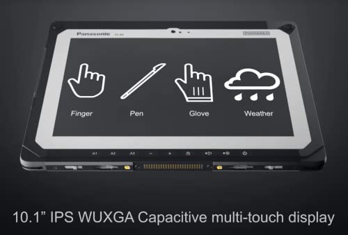 PANASONIC PERSONAL COMP PANASONIC TOUGHPAD FZ-A2, 10.1 WUXGA 10-pt Gloved Multi-touch, Intel Atom x5-Z8550 1.44GHz, No vPro, Android 6.0, 4GB Ram, 32GB, Bluetooth, GPS, 8MP Camera, WIFI, (Renewed)