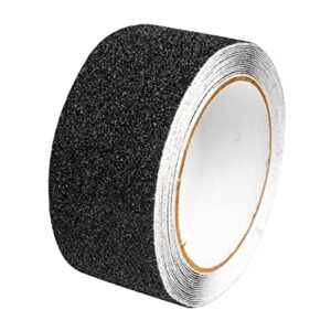 sankemu anti slip black anti slip tape, 2 inch by 33 feet, non-slip traction grip tape to tubs, boats, stairs, clear, soft, comfortable for bare feet