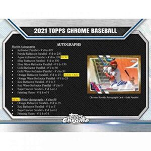 2021 Topps Chrome Baseball Hobby Box