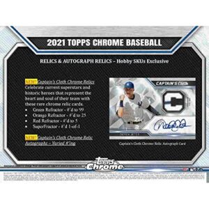 2021 Topps Chrome Baseball Hobby Box