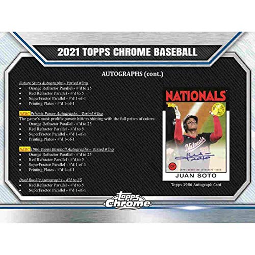 2021 Topps Chrome Baseball Hobby Box