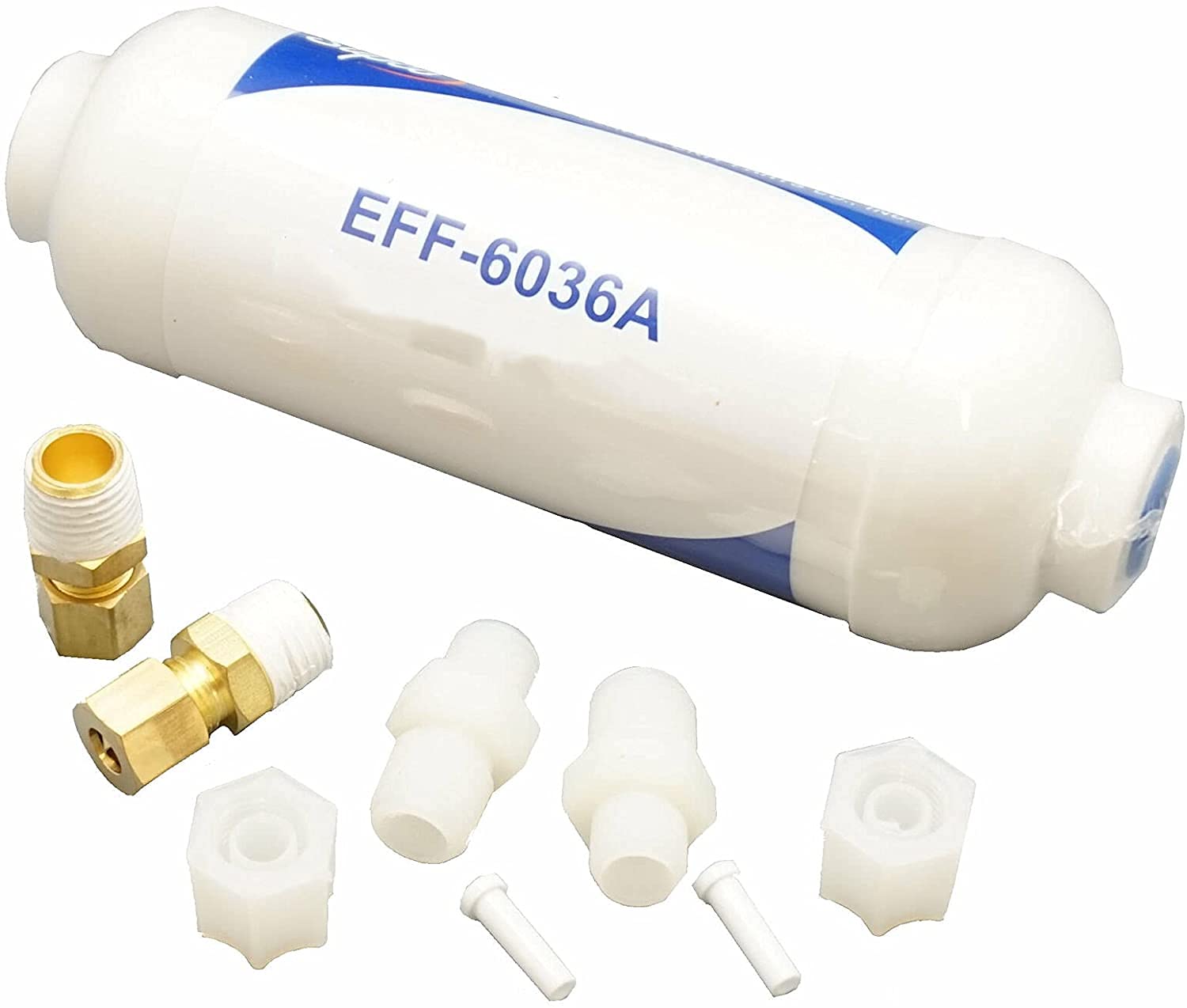 EFF-6036A Replace supco In Line Water Filter Taste & Odor Removal 6", WF270