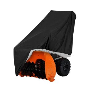 honester snow thrower cover waterproof universal snow blower covers fit for two stage snow blowers 47" l x 32" h x 40" w (l)