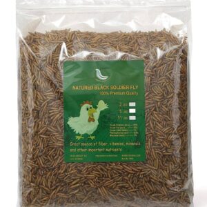 WORKPOINT 10LBS Black Soldier Fly Larvae for Chickens, 100% Natural Premium Quality Non-GMO, Treats for Poultry, Chickens, Ducks and Geese