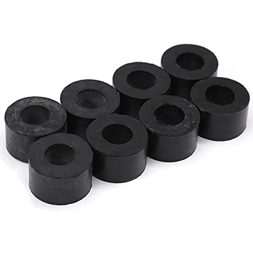 Red Hound Auto Snow Plow Rubber Bumper Set for Snow Skids 8 Piece Replacement Washers 1-1/4" Wide