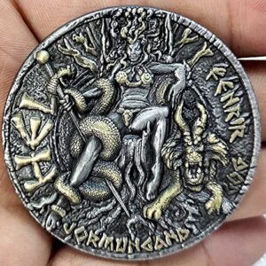 Hel Norse God of The Underworld Ancient Coin