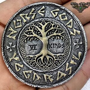 Hel Norse God of The Underworld Ancient Coin