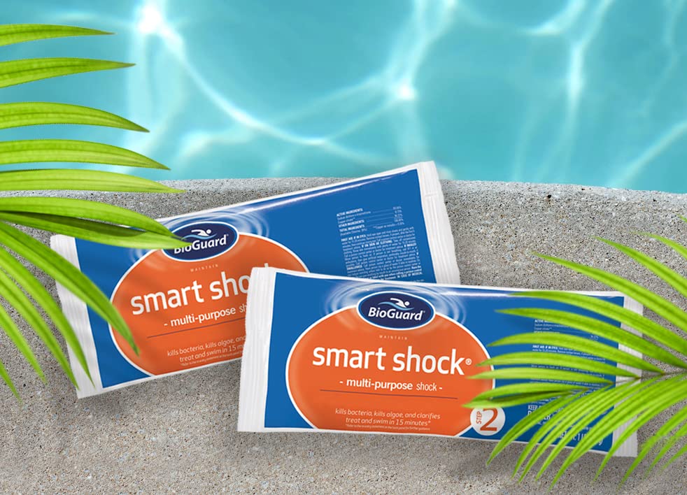 12 Pack BioGuard Smart Shock 1lb Granular Swimming Pool Oxidizer