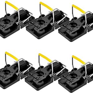 Mouse Traps Indoor Mouse Trap Mice Traps for House Power Mouse Killer Mouse Catcher Quick Effective Sanitary 6 Packs (6)