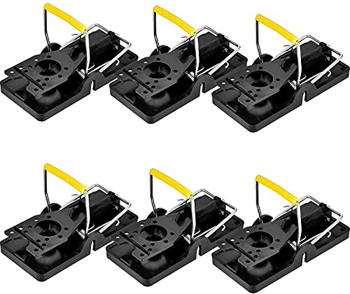 Mouse Traps Indoor Mouse Trap Mice Traps for House Power Mouse Killer Mouse Catcher Quick Effective Sanitary 6 Packs (6)