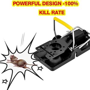 Mouse Traps Indoor Mouse Trap Mice Traps for House Power Mouse Killer Mouse Catcher Quick Effective Sanitary 6 Packs (6)