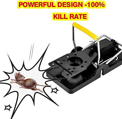 Mouse Traps Indoor Mouse Trap Mice Traps for House Power Mouse Killer Mouse Catcher Quick Effective Sanitary 6 Packs (6)