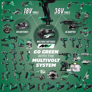 Metabo HPT 18V MultiVolt Cordless Drill/Driver Kit | Brushless Motor | 1/2-Inch Keyless Metal Chuck | Lifetime Tool Warranty | DS18DBFL2E