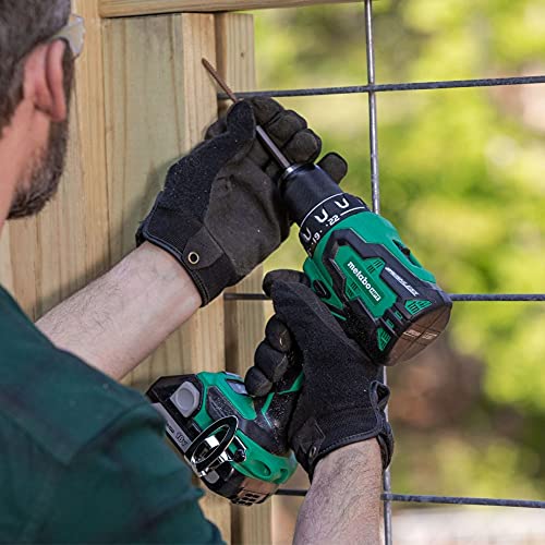 Metabo HPT 18V MultiVolt Cordless Drill/Driver Kit | Brushless Motor | 1/2-Inch Keyless Metal Chuck | Lifetime Tool Warranty | DS18DBFL2E