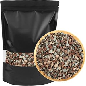 2.7lb horticultural lava rocks bonsai succulent cactus potting soil mix planter drainage volcanic stones air plant terrarium pumice tiny gravel pebbles for vase fillers, fairy gardening,top dressing