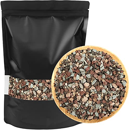 2.7lb Horticultural Lava Rocks Bonsai Succulent Cactus Potting Soil Mix Planter Drainage Volcanic Stones Air Plant Terrarium Pumice Tiny Gravel Pebbles for Vase Fillers, Fairy Gardening,Top Dressing