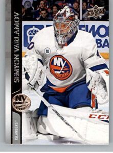 2020-21 upper deck #119 semyon varlamov new york islanders nhl hockey trading card