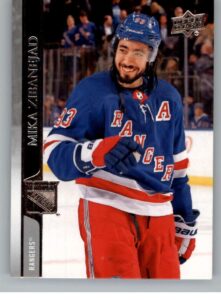 2020-21 upper deck #126 mika zibanejad new york rangers nhl hockey trading card