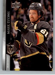 2020-21 upper deck #184 mark stone vegas golden knights nhl hockey trading card