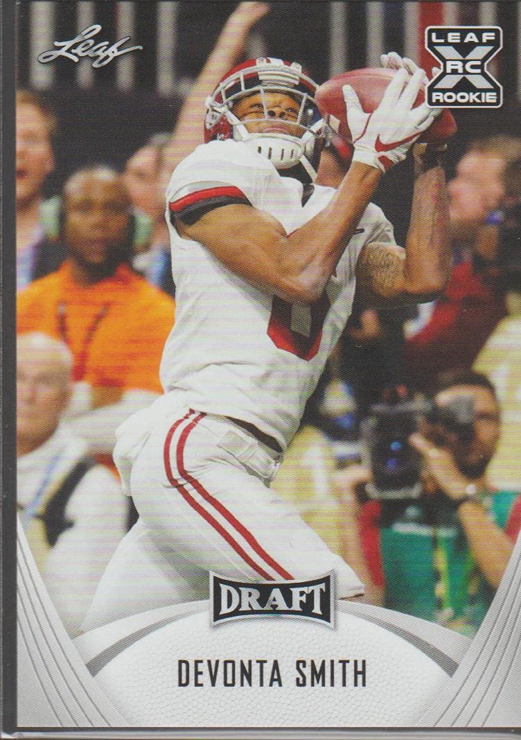 2021 Leaf Draft #26 DeVonta Smith Alabama Crimson Tide XRC (RC - Rookie Card) NFL Football Card NM-MT