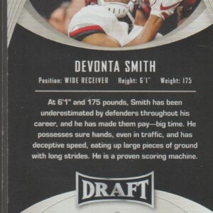 2021 Leaf Draft #26 DeVonta Smith Alabama Crimson Tide XRC (RC - Rookie Card) NFL Football Card NM-MT