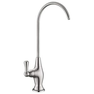 kablle drinking water faucet, reverse osmosis faucet, water filtration faucet, drinking water purifier faucet,brushed nickel, b08