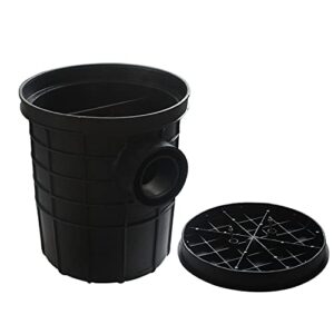 Kitchen grease trap underground HDPE commercial grease strainer and container separator oil interceptor tank for sink