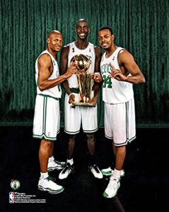 ray allen, kevin garnett, & paul pierce 2008 basketball champions celtics 8" x 10" photo