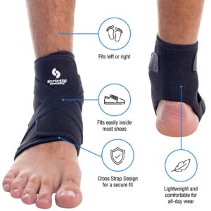 StrictlyStability Athletic Performance Neoprene Ankle Brace (Regular)