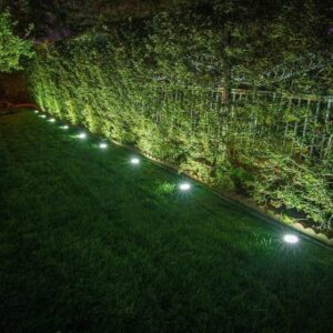 KAQ - Upgraded Solar Ground Lights, Super Bright Outdoor Garden in-Ground Lights, Waterproof Solar Garden Lights, Landscape Lights for Yard, Pathway, Lawn, Patio, Deck, Walkway (Cool White 8PK)