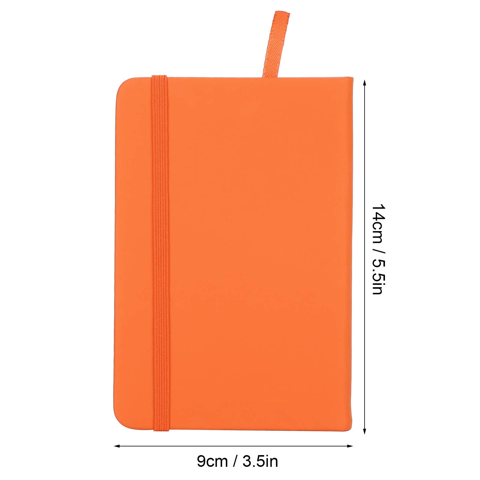 VINGVO Notebook, Eye Protection Hardcover Notepad Environmentally Friendly Ink Paper for Diary for Gratitude Diary for Writing for Office Notes(Orange)