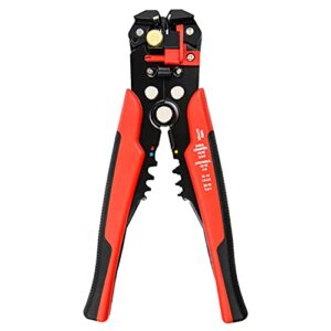 yiyitools wire stripping tool, self-adjusting 8-inch automatic wire stripper/cutting pliers tool for wire stripping, cutting, crimping 10-24 awg (0.2~6.0mm²),xt-1-002