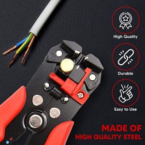 YIYITOOLS Wire Stripping Tool, Self-adjusting 8-Inch Automatic Wire Stripper/Cutting Pliers Tool for Wire Stripping, Cutting, Crimping 10-24 AWG (0.2~6.0mm²),XT-1-002