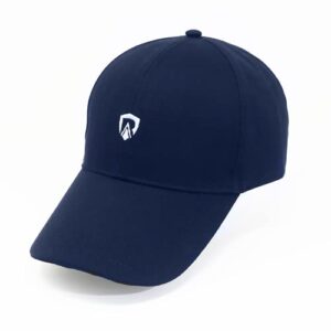 radiarmor rf blocking hat – unisex hat with liner that blocks over 99% of high frequency rf (navy)