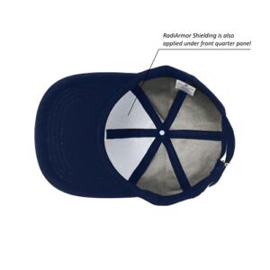 RadiArmor RF Blocking Hat – Unisex Hat with Liner That Blocks Over 99% of High Frequency RF (Navy)